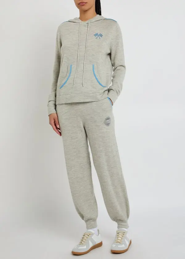 AN-Y1 Fine-knit Cashmere 'gulf' Sweatpants