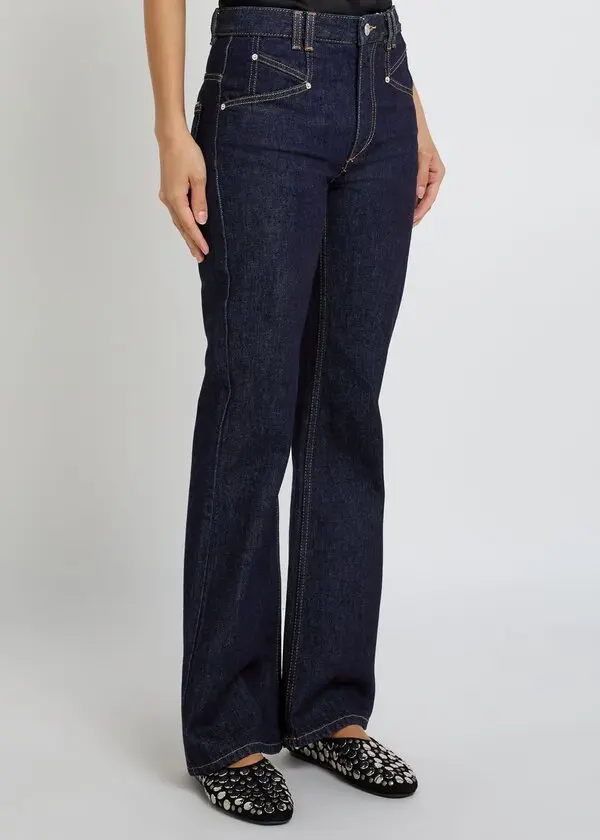 Isabel Marant Étoile Belvia Straight-leg Jeans - Denim