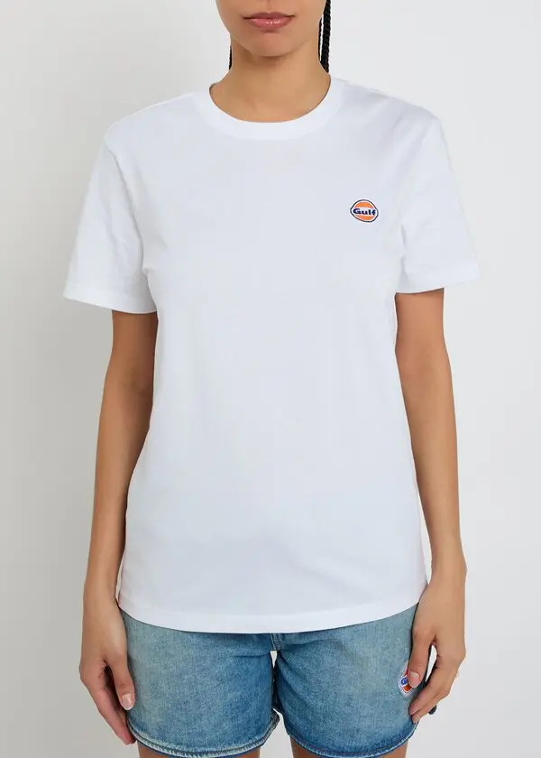 AN-Y1 Embroidered Logo Cotton T-shirt