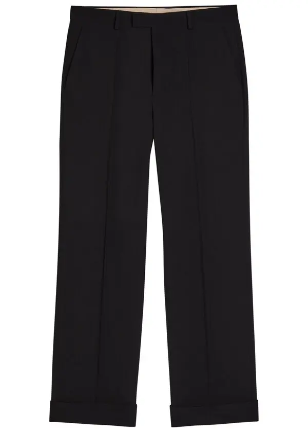 Valentino Garavani Straight-leg Wool Trousers