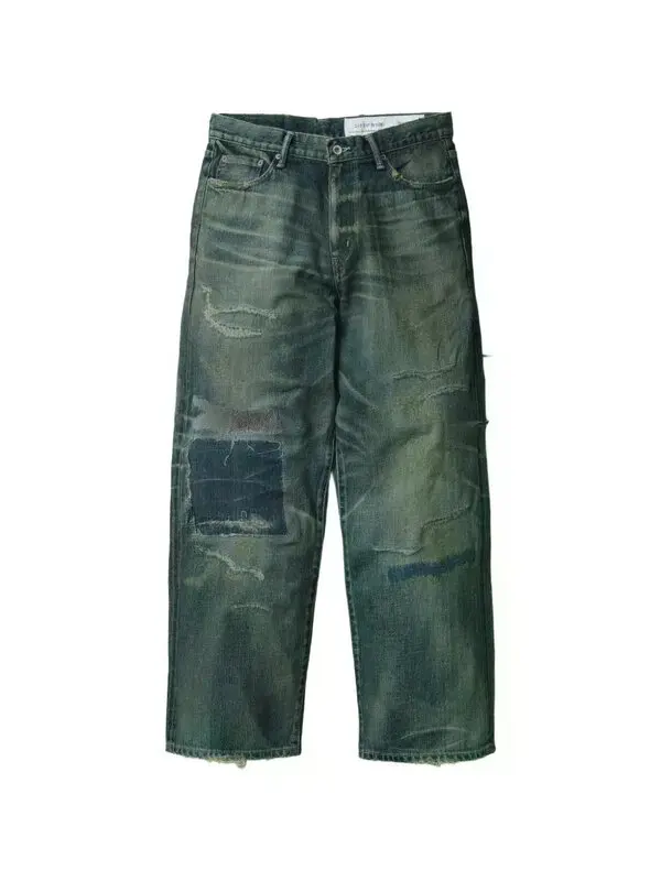 NEIGHBORHOOD Patchwork Cotton Jeans