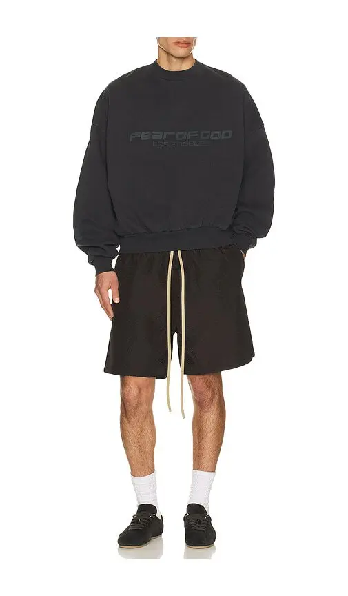 Fear Of God Cropped Relaxed Sweatshirt