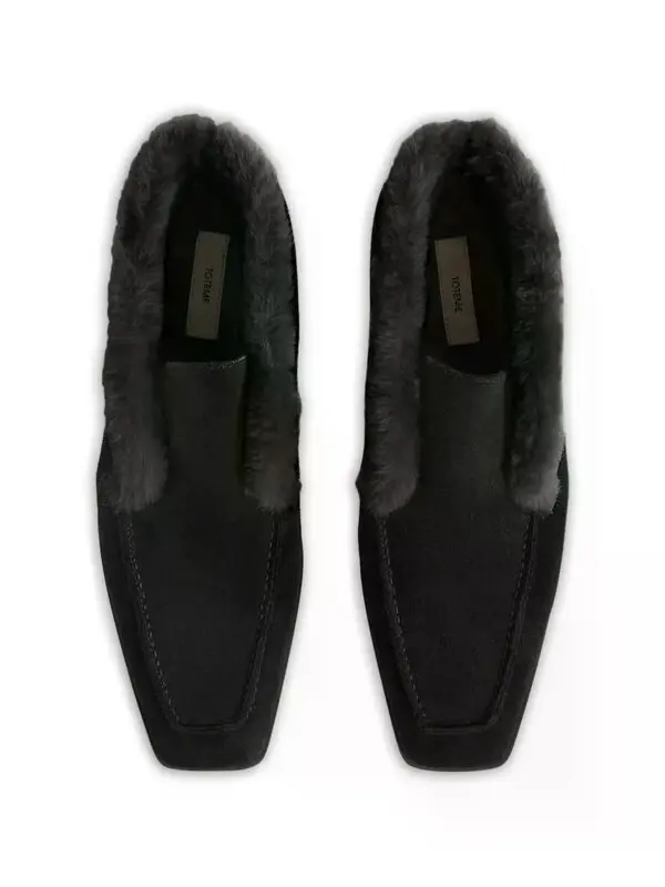 TOTEME Trimmed Edge Slip-on Boots - Black
