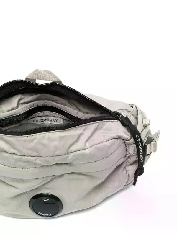 C.P. COMPANY Logo Patch Messenger Bag - Grey