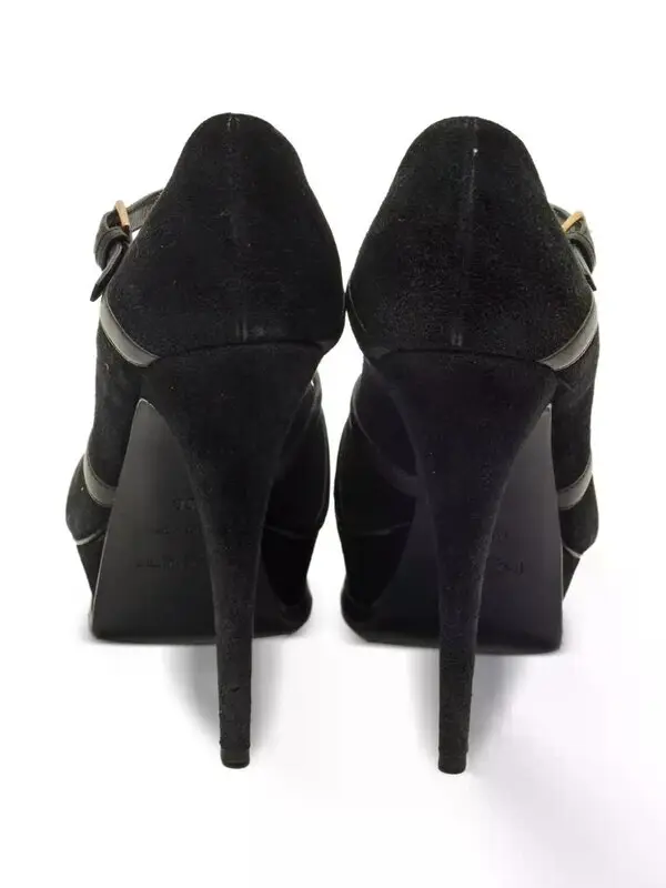 Saint Laurent Leather Platform Pumps