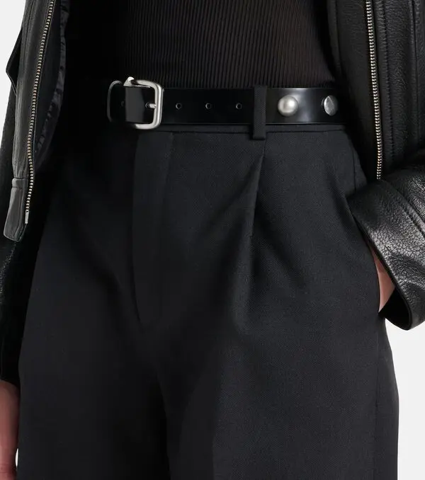 Nour Hammour Studded Leather Belt
