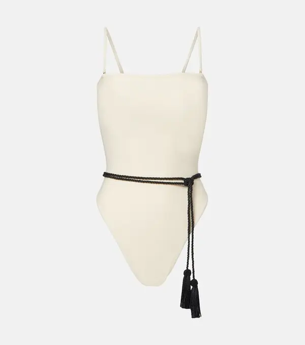 SAME Tassel Trimmed Swimsuit - White