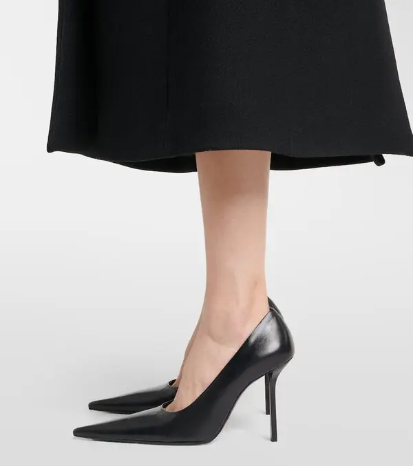 Victoria Beckham Leather Pointed Toe High Heel Pumps