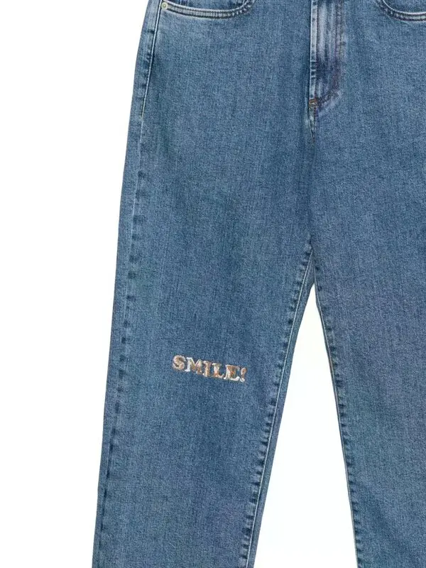 Joshua Sanders Embroidered Jeans - Blue