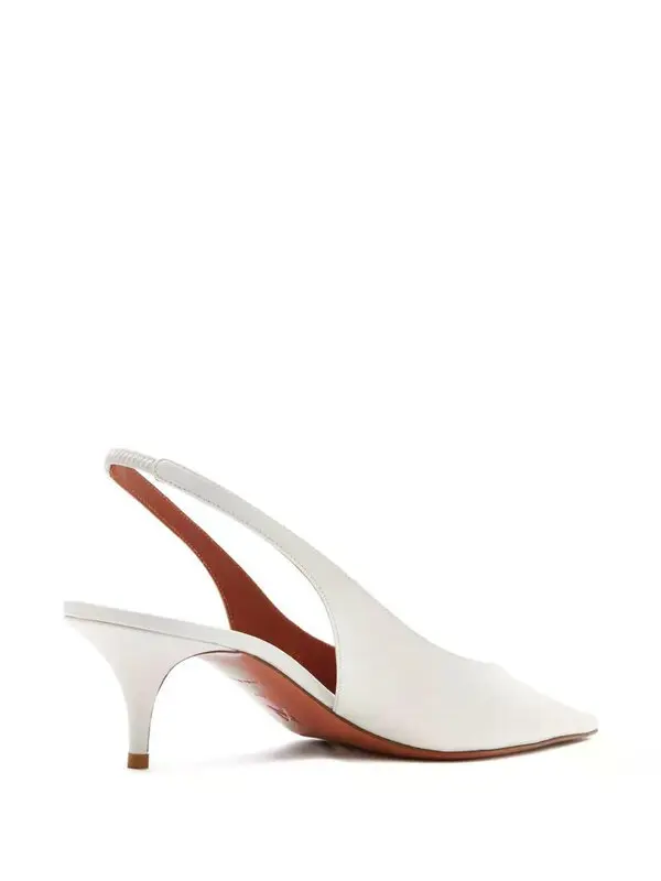 Amina Muaddi Anok Pointed Slingback Pumps
