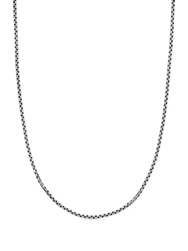 David Yurman Sterling Box Chain Necklace - Silver