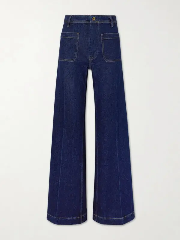 Polo Ralph Lauren High-rise Wide-leg Jeans - Blue