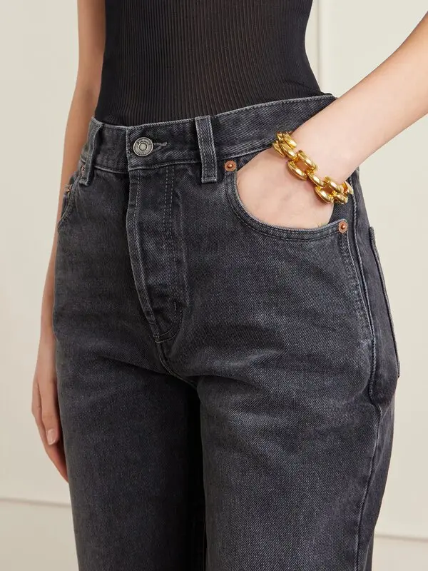 Saint Laurent High-rise Slim-leg Jeans