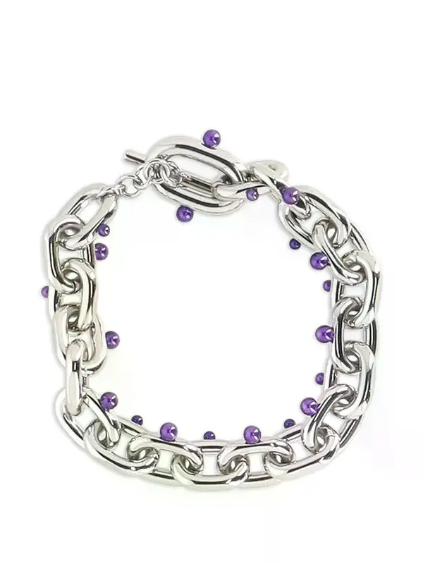 Rabanne Tone Chain-link Necklace With Pearl Embellishments
