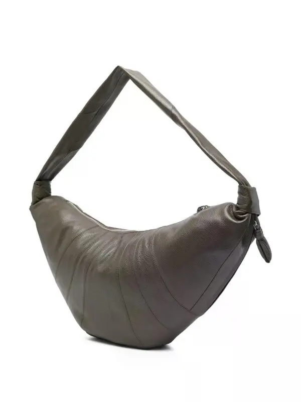 LEMAIRE Large Croissant Zip-top Tote Bag - Brown