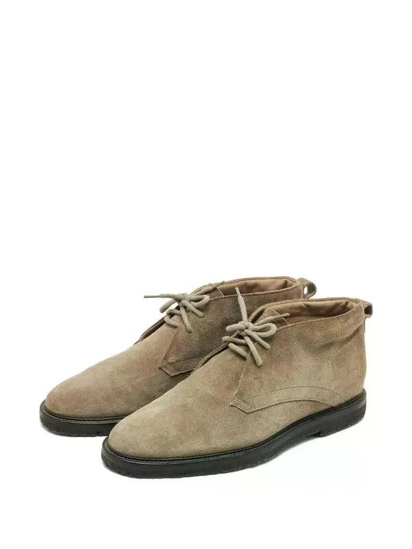 TOD'S Suede Lace-up Ankle Boots