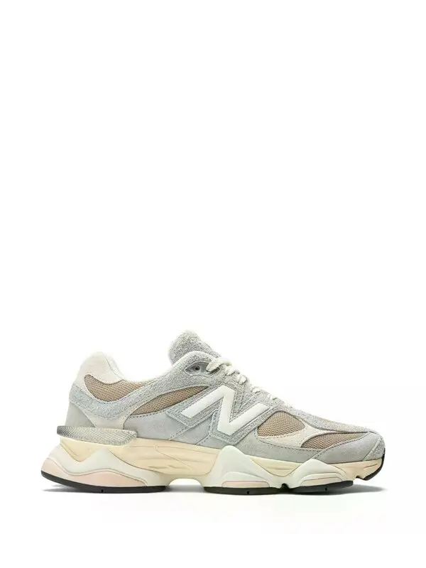 NEW BALANCE 9060 Suede Panelled Sneakers - Grey