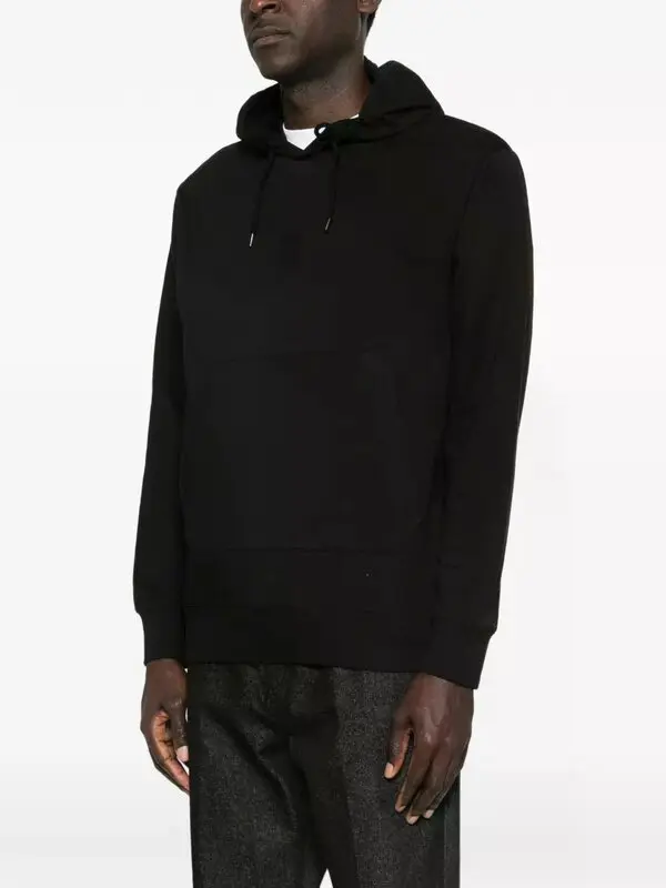 C.P. COMPANY Logo Patch Hoodie - Black