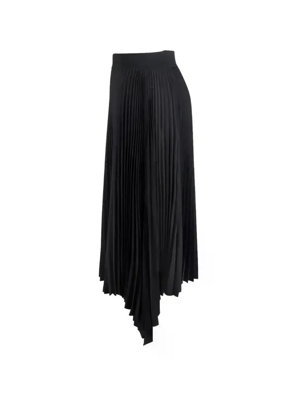 JOSEPH Asymmetric Pleated Skirt