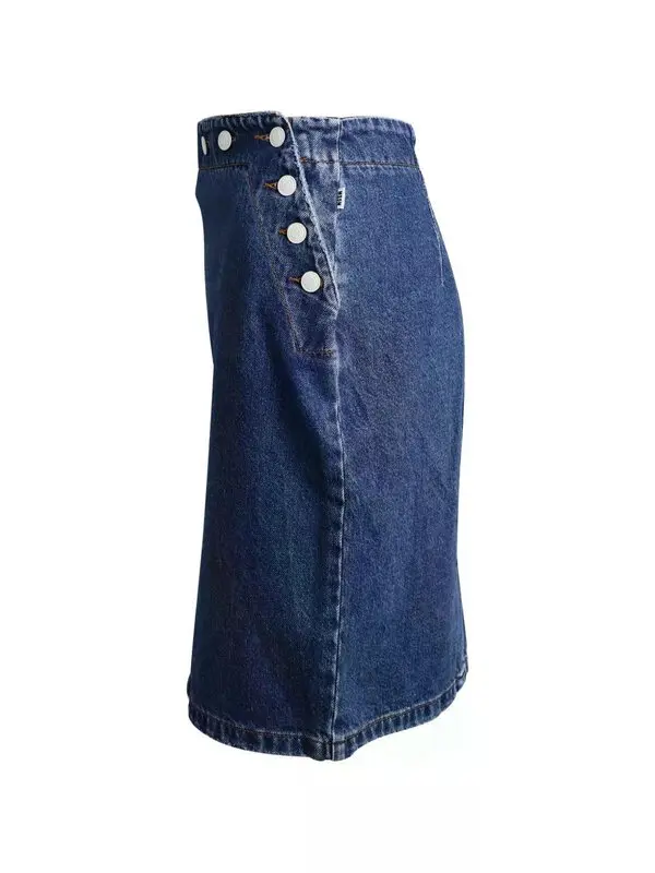 MSGM Button-detail Pencil Skirt