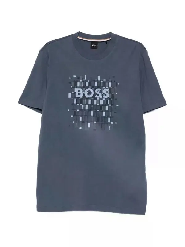 BOSS Graphic-print T-shirt - Blue