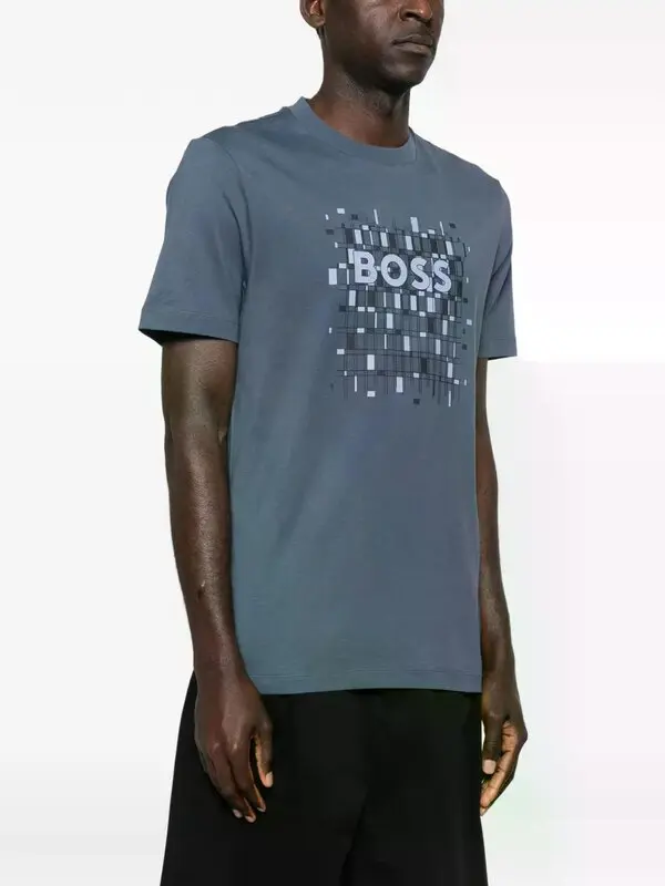 BOSS Graphic-print T-shirt - Blue