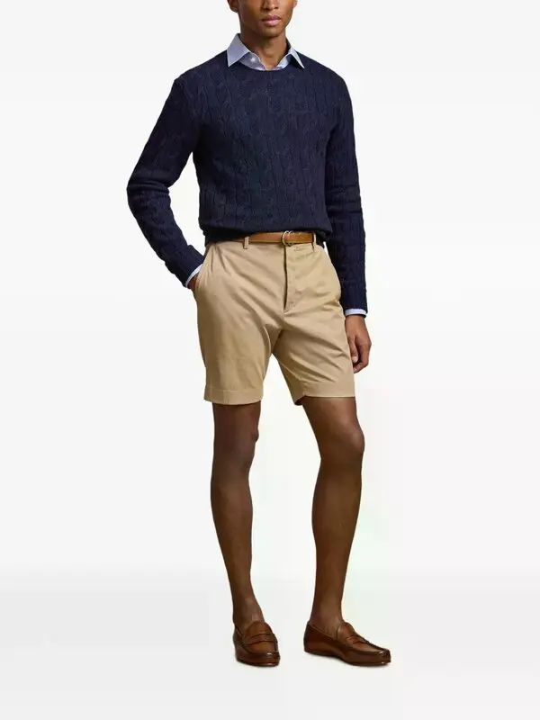 Ralph Lauren Purple Label Stretch-design Chino Shorts