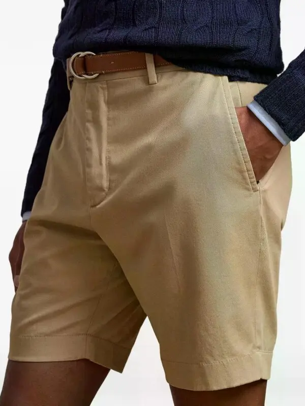 Ralph Lauren Purple Label Stretch-design Chino Shorts