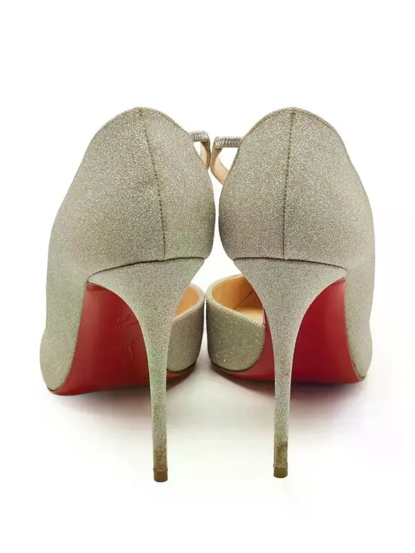 CHRISTIAN LOUBOUTIN Tone Glitter D'orsay Pumps