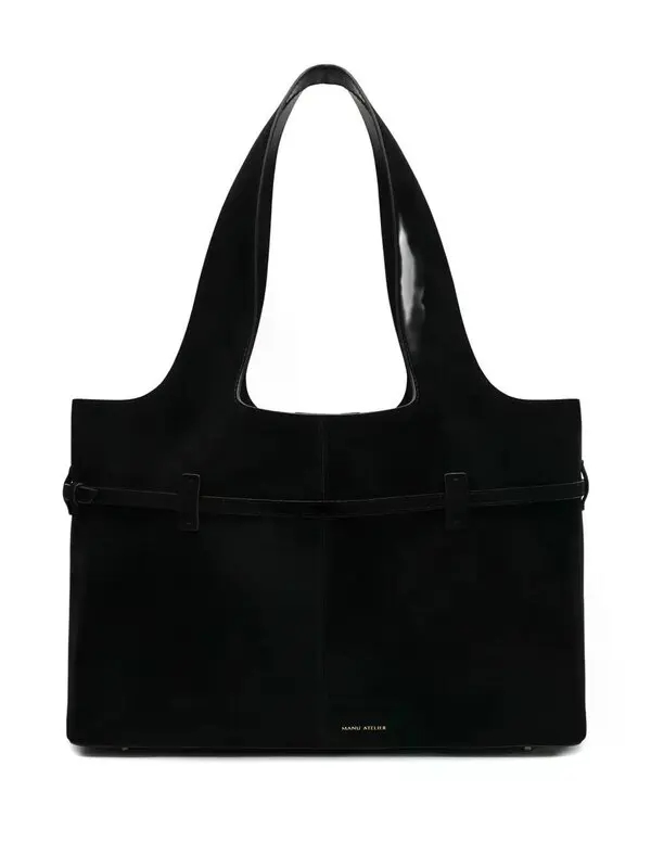 Manu Atelier Cambon Suede Tote Bag