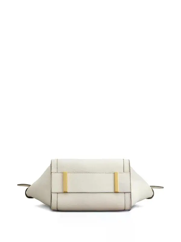 TOD'S T Timeless Logo Tote Bag - Neutrals