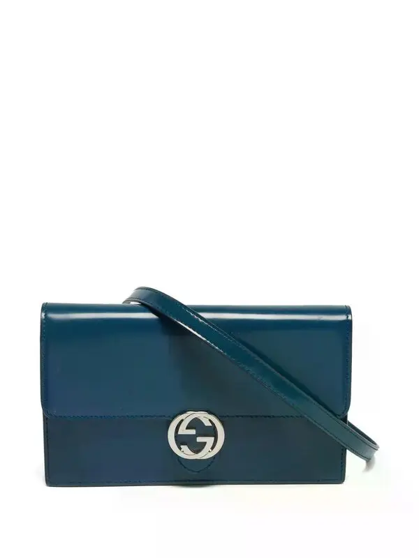 Gucci Interlocking-g Leather Crossbody Bag