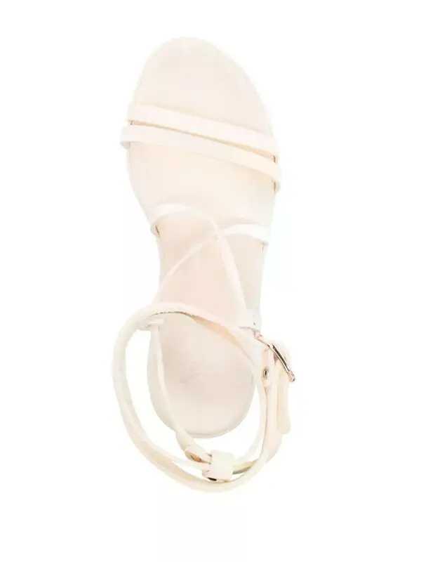 ANCIENT GREEK SANDALS Aristea Leather Platform Sandals - White