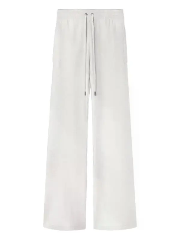 Versace Knitted Flared Trousers With Drawstring Fastening