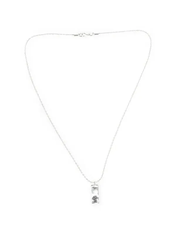 Marc Jacobs Tone Pendant Necklace - Silver
