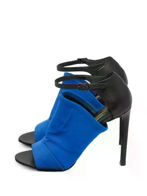 Balenciaga Leather Ankle Strap Sandals