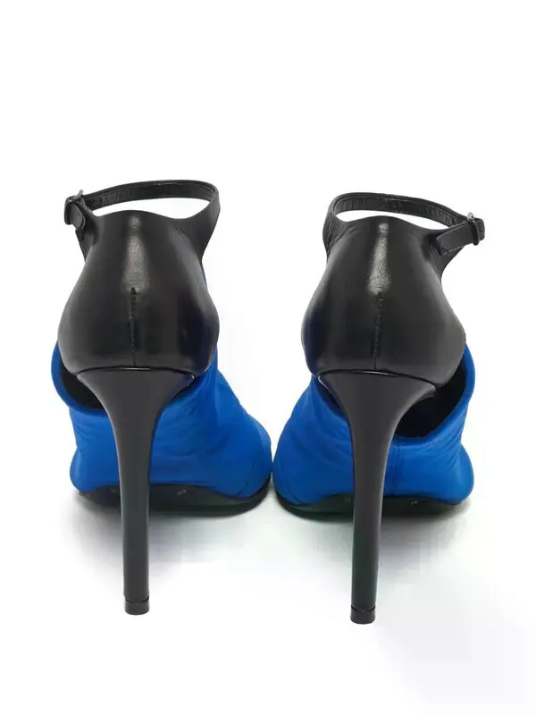 Balenciaga Leather Ankle Strap Sandals