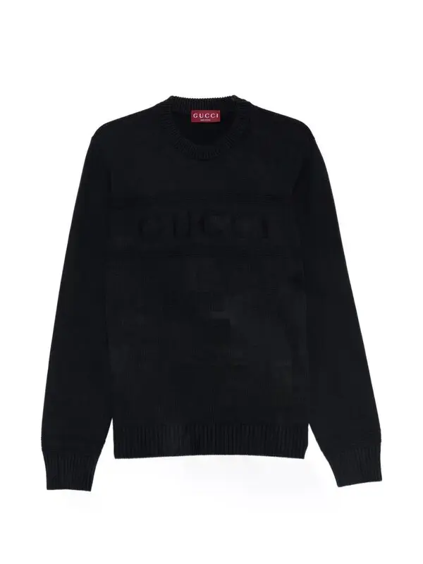 Gucci Tonal Logo Knit Sweater