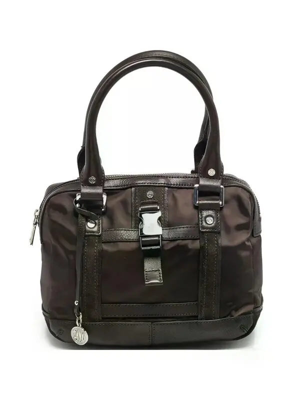Dkny Logo Plaque Buckle Shoulder Bag