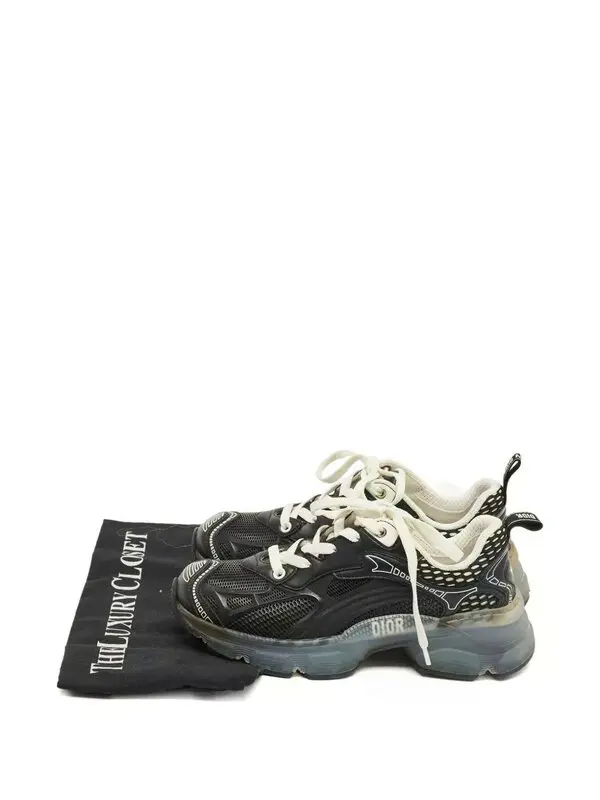 Dior Textured Sneakers - Black