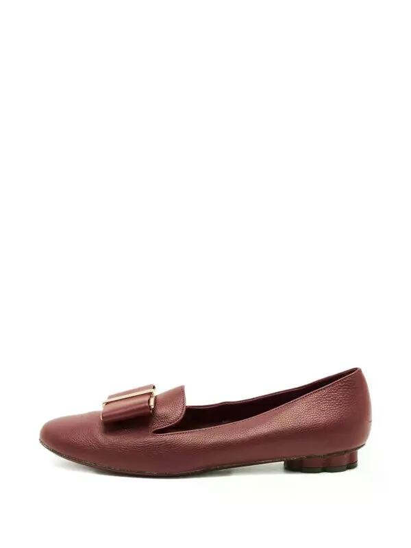 FERRAGAMO Sarno Flat Pumps - Red