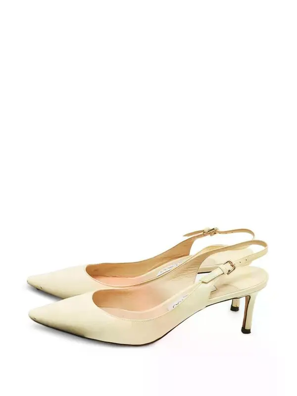 JIMMY CHOO Erin Pointed Toe Slingback Pumps - Neutrals
