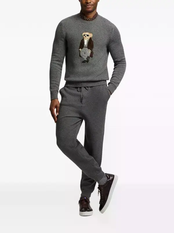Ralph Lauren Purple Label Cashmere Polo Bear Sweater