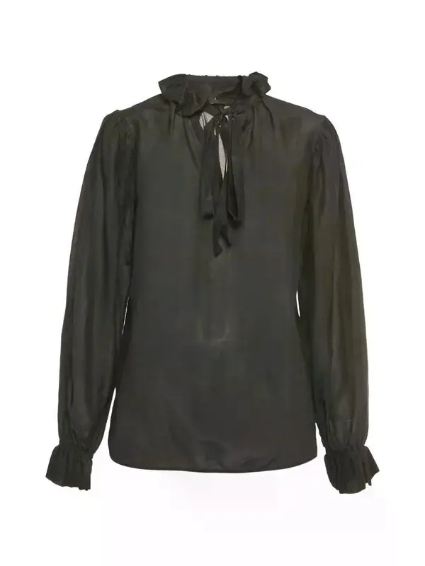 Etro Ruffle Detail Long Sleeve Blouse