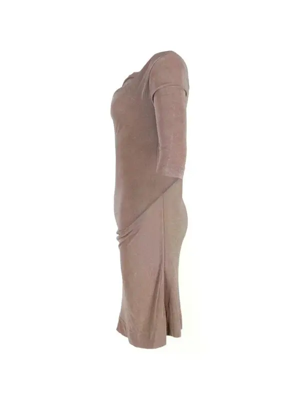 VIVIENNE WESTWOOD Asymmetric Neckline Midi Dress