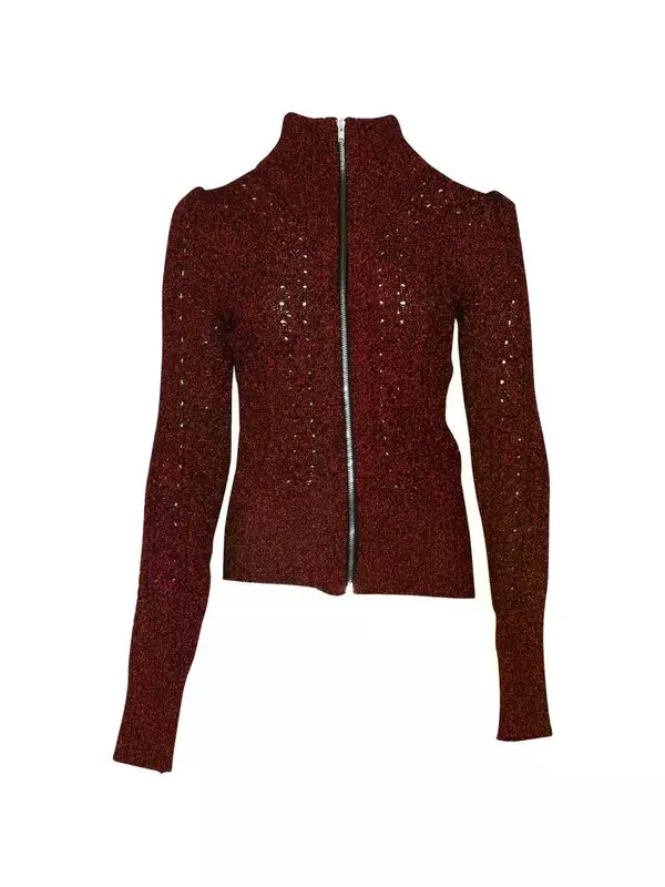 ISABEL MARANT VINTAGE Cable Knit Zip Cardigan