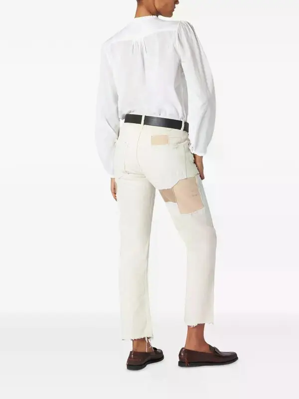 FORTELA 965 John Patchwork Frayed Jeans