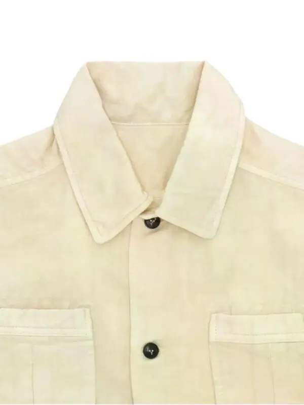 FORTELA Short Sleeve Patch Pocket Shirt - Neutrals