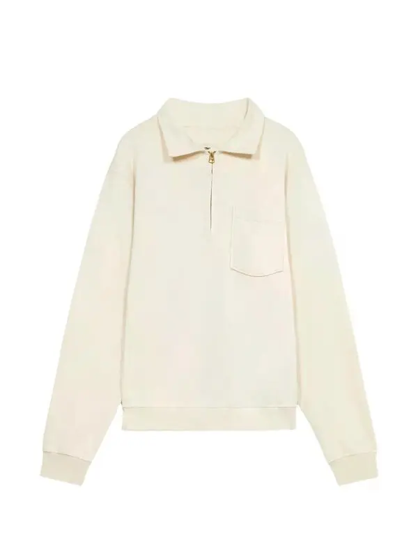 FORTELA Woven Zip-up Sweatshirt - Neutrals