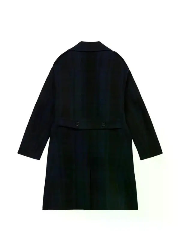FORTELA Winston Double-breasted Checked Coat